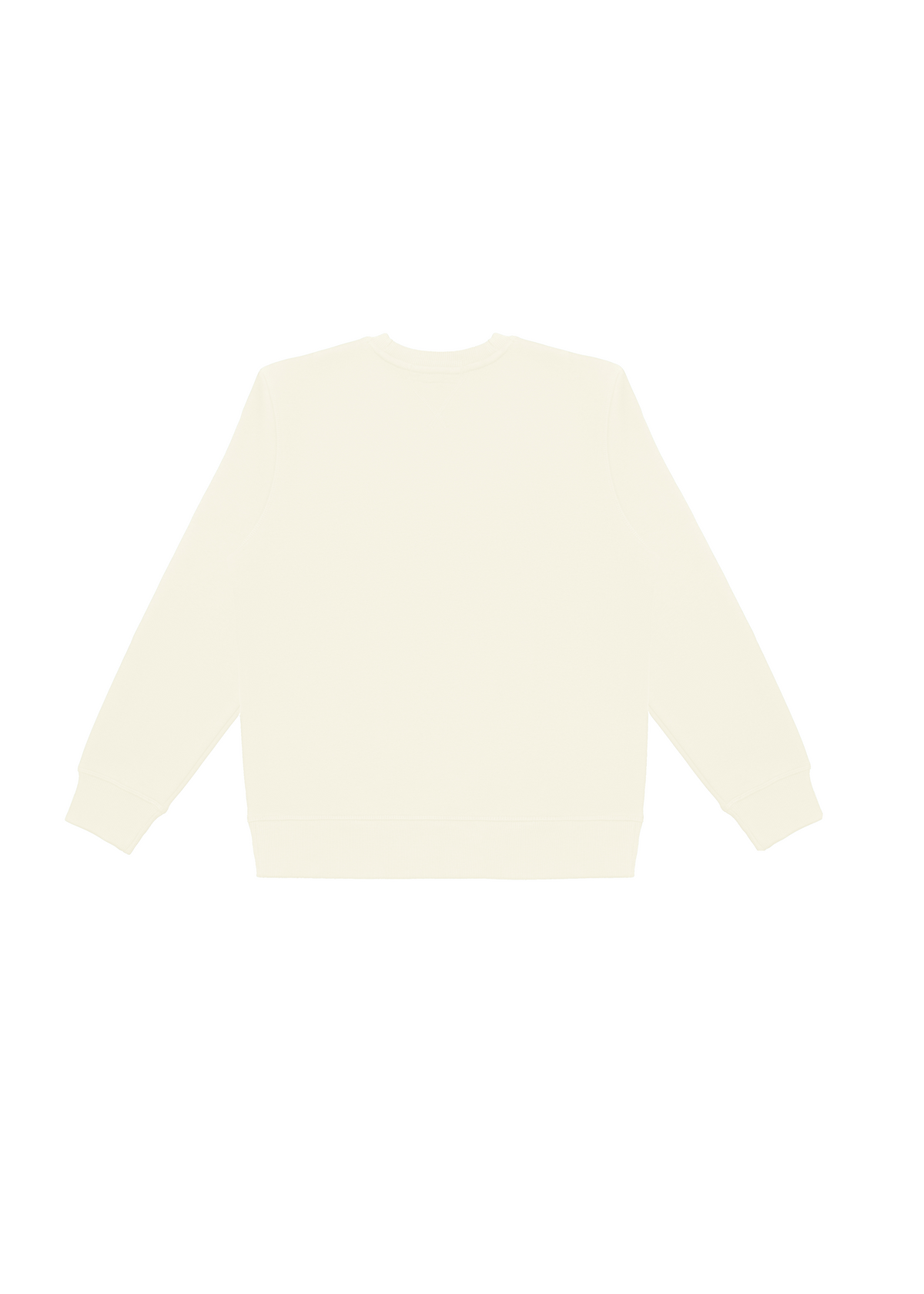 Classic Crew Neck Sweatshirt-Cream | lusa1904